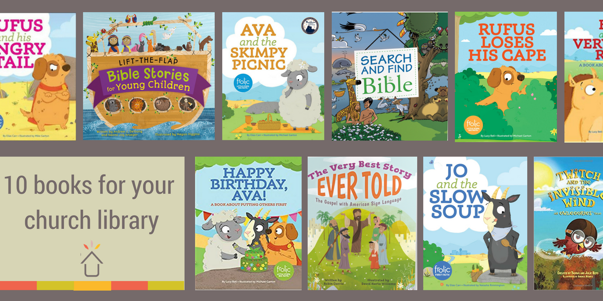 10 books you need in your church library for preschoolers