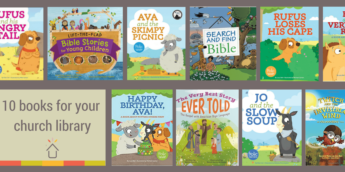 10 books you need in your church library for preschoolers