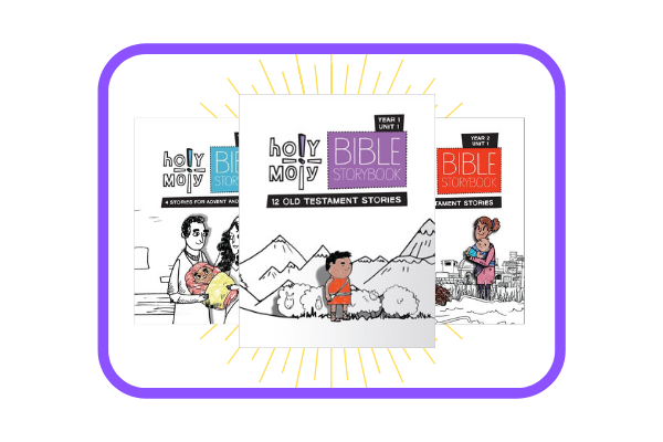 Meet the Holy Moly Bible Storybooks!